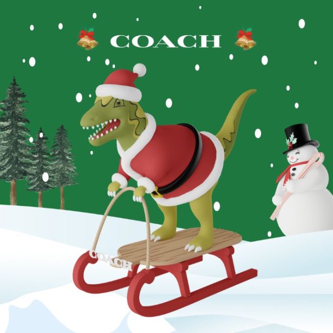 Coach x Rexy holiday AR mini game online play and join their giveaway ...