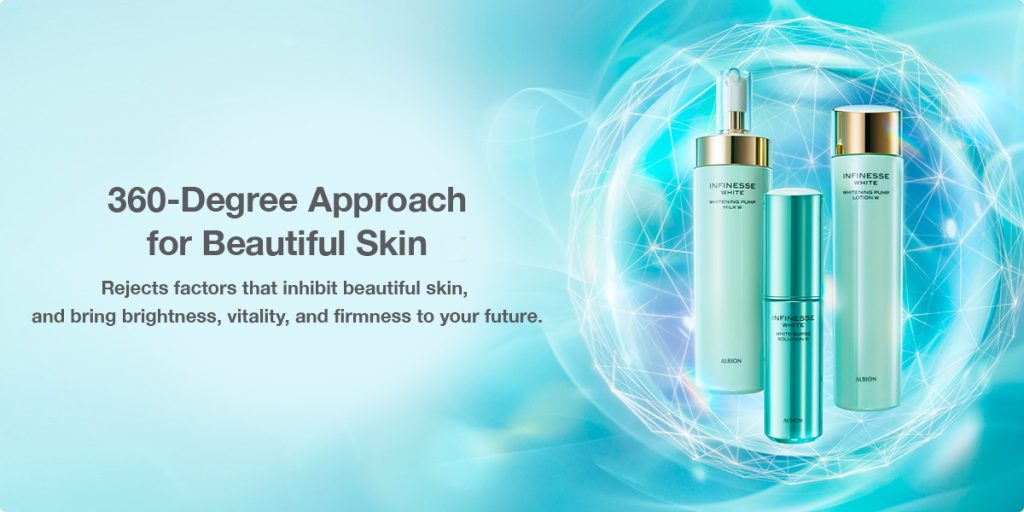 Albion free 8pcs express skin brightening & firming trial kit – I Love ...