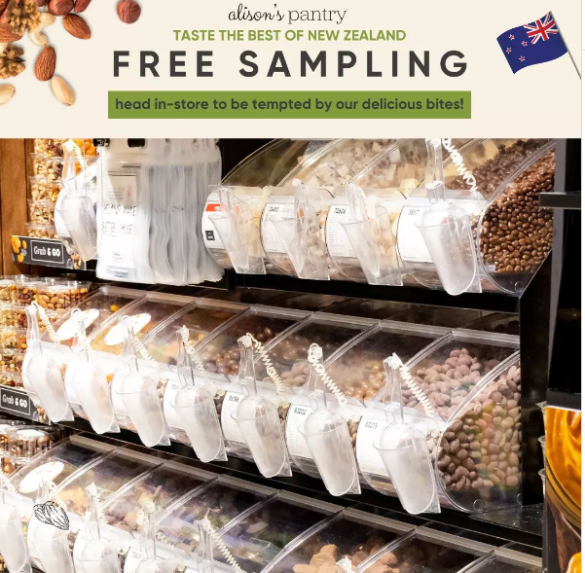 Alison Pantry free samples their delicious bites now – I Love Freebies